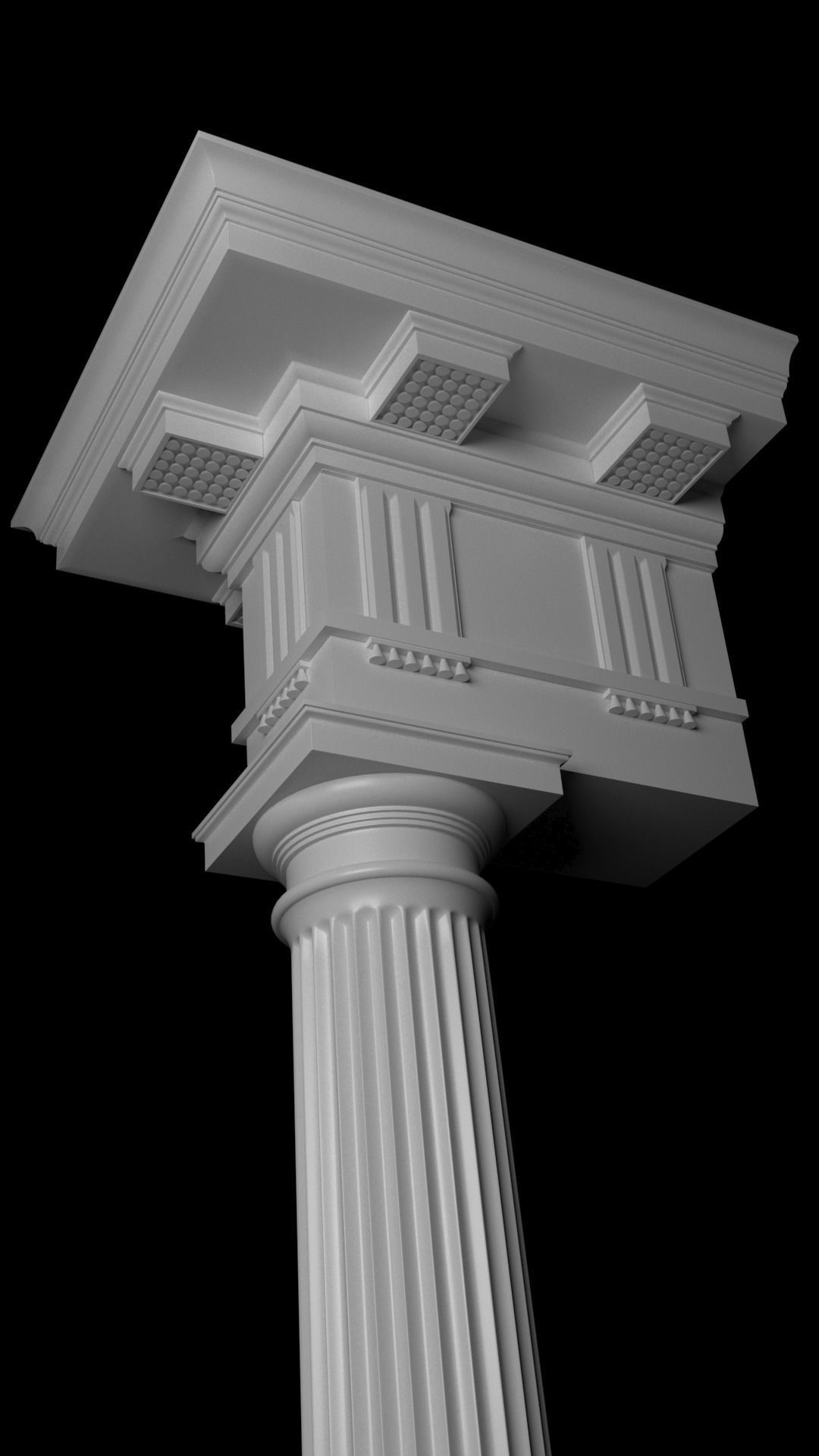 Doric Column 3D model | CGTrader