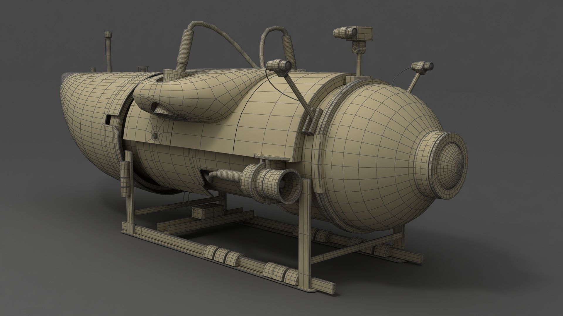 OceanGate Titan submarine 3D model | CGTrader