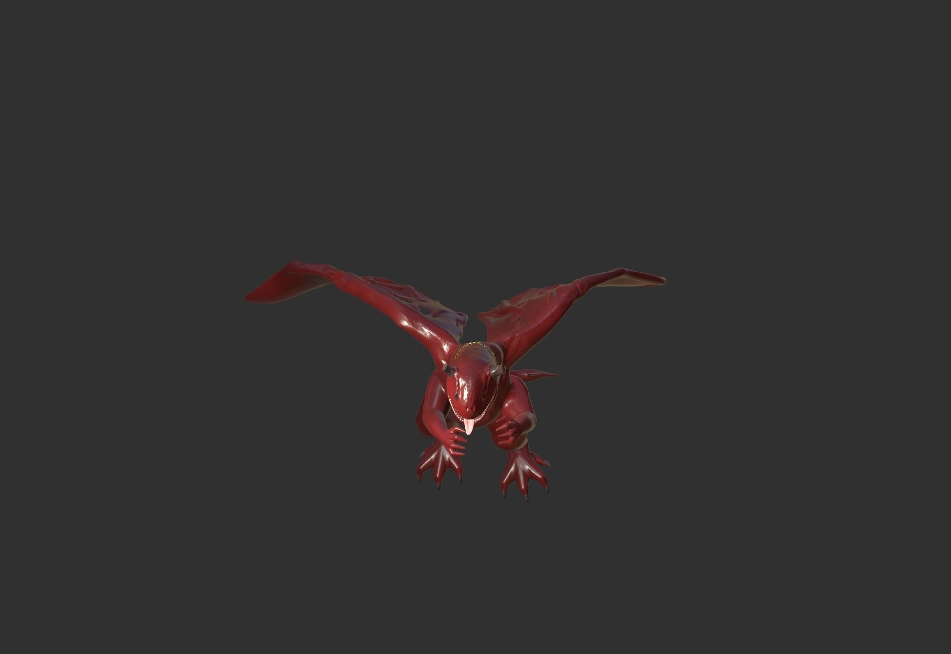 Red demon 3D model | CGTrader