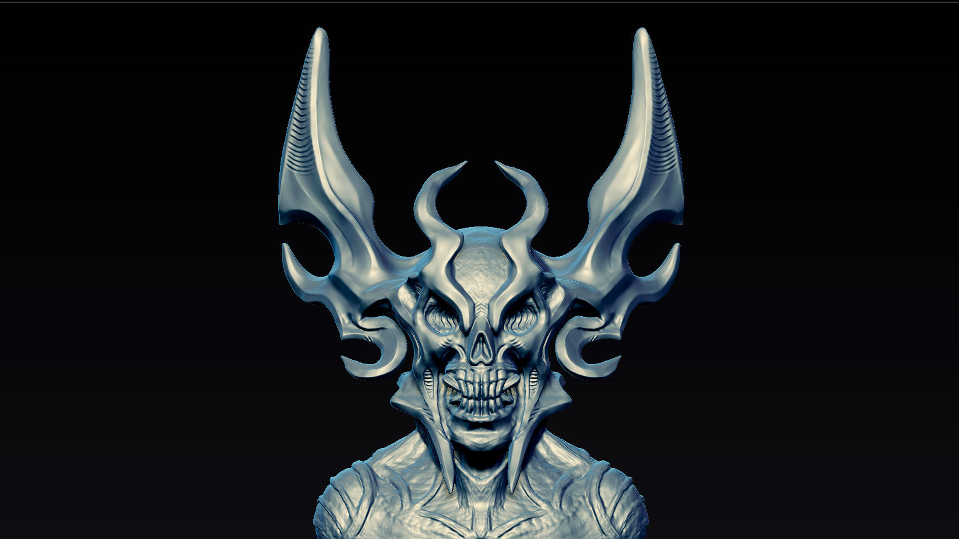 Dark Demon 3D model 3D printable | CGTrader