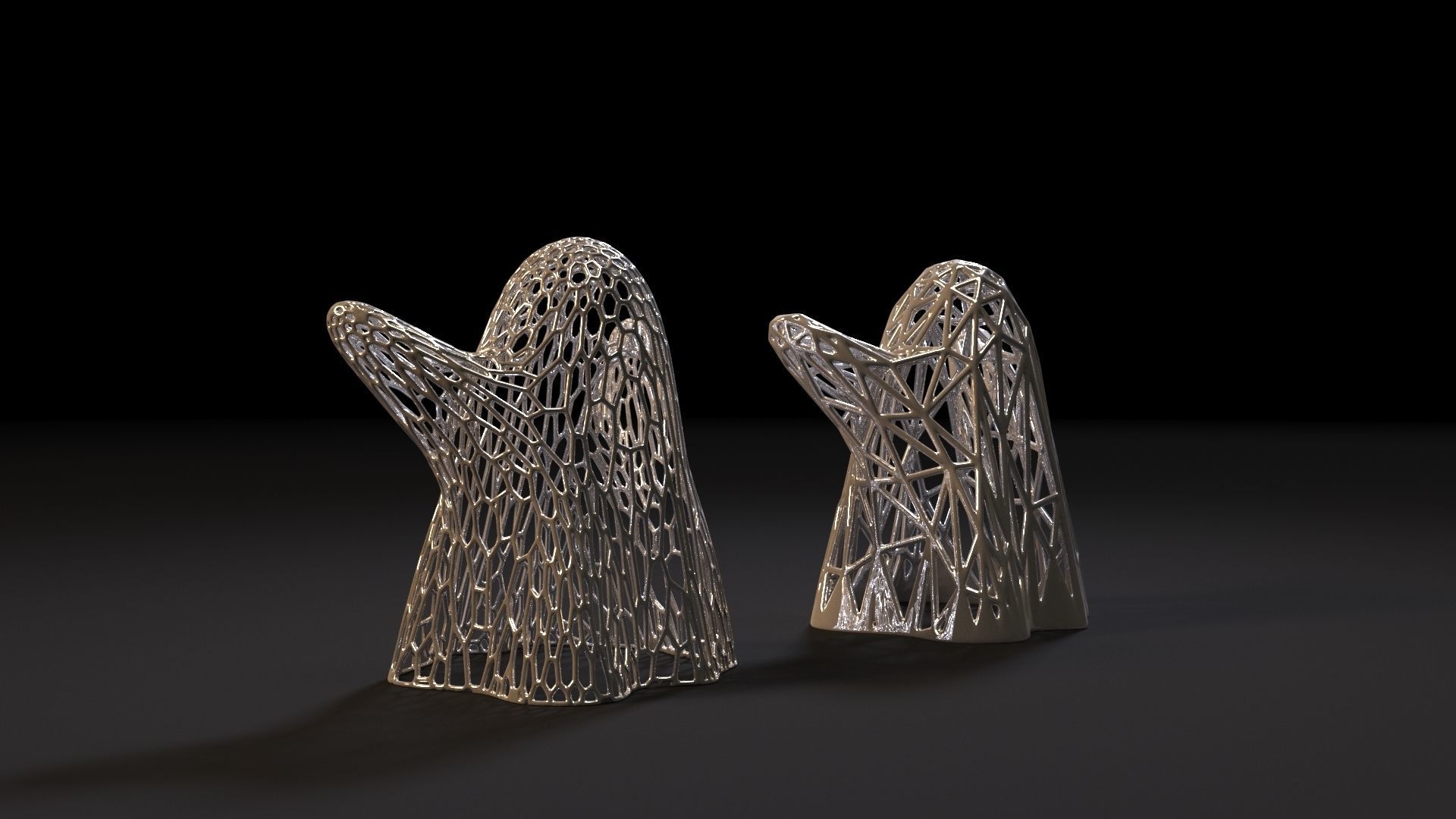 Halloween Ghosts 3D model 3D printable | CGTrader