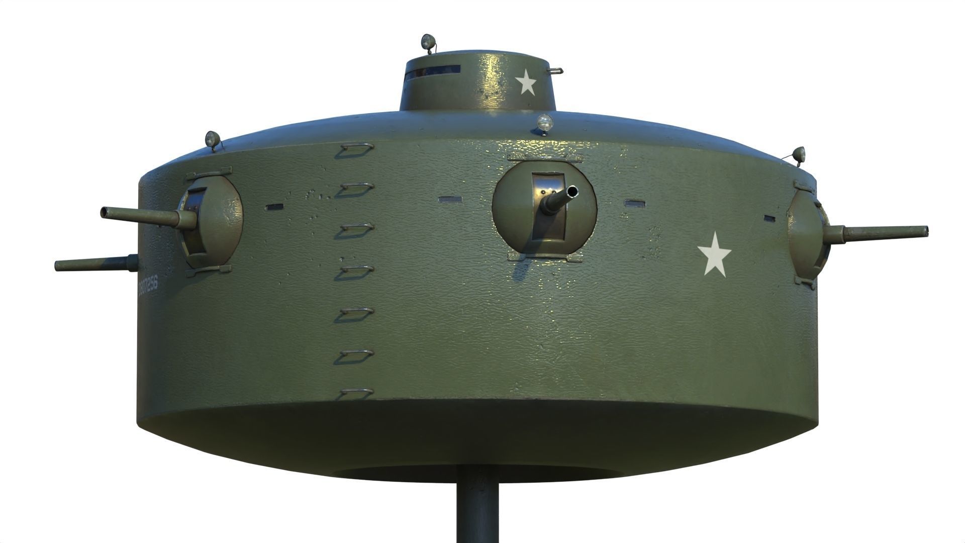 Wallace Leaping Tank 3D model | CGTrader