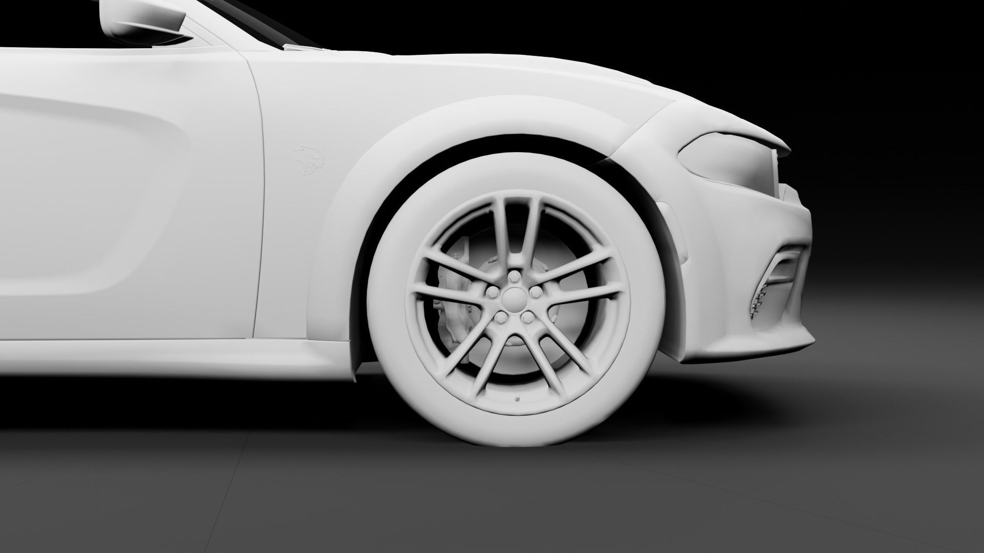 3D model Dodge Charger Cabrio SRT VR / AR / low-poly | CGTrader
