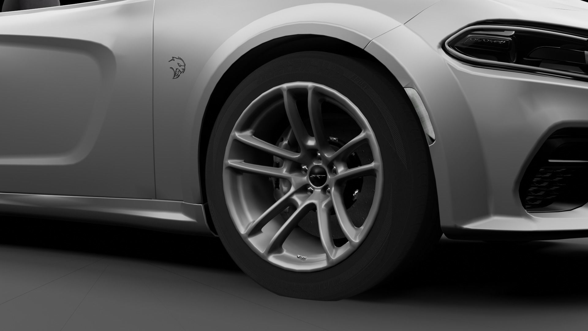 3D model Dodge Charger Cabrio SRT VR / AR / low-poly | CGTrader