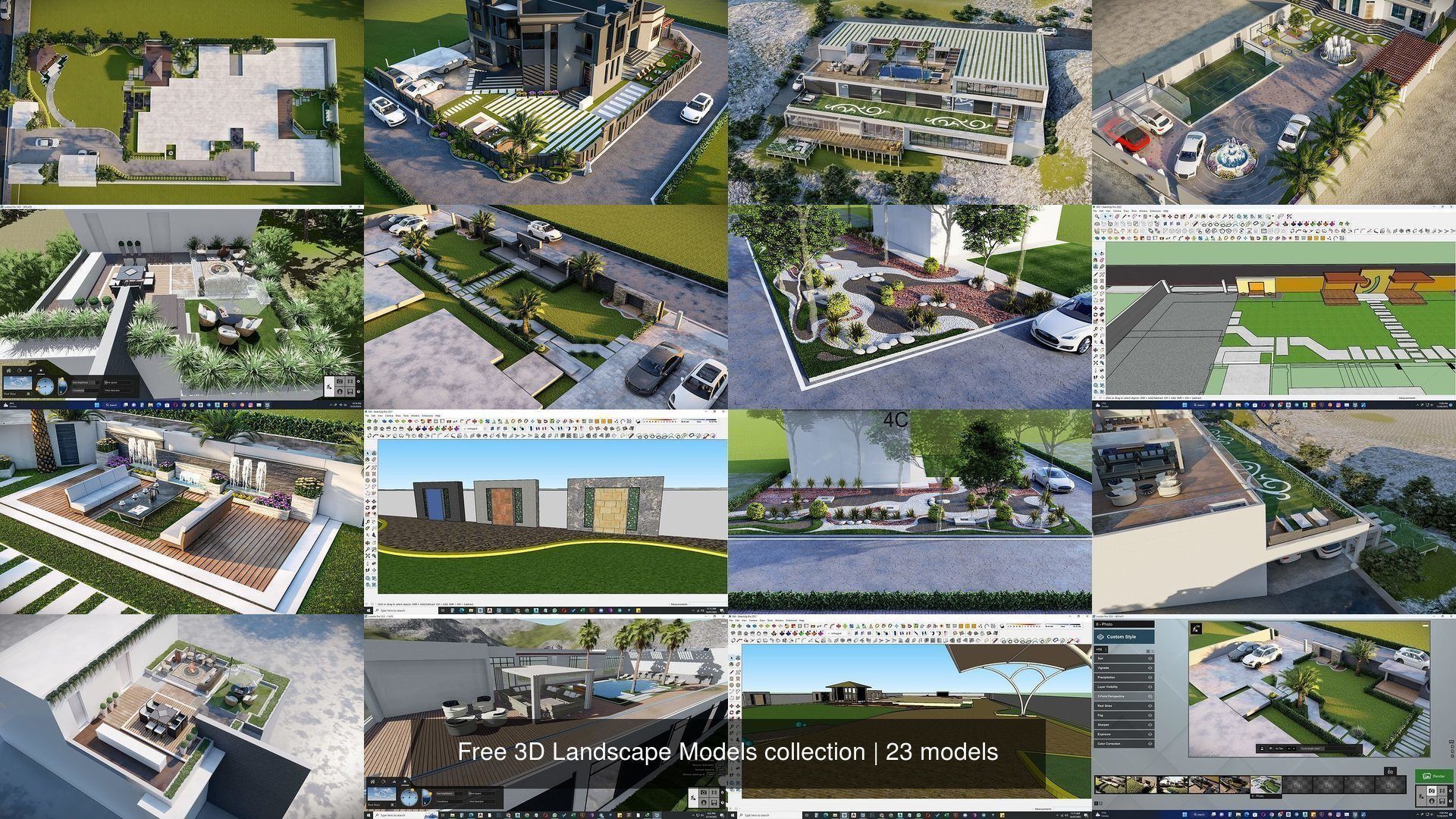 Free 3D Landscape Models collection VR / AR / low-poly | CGTrader