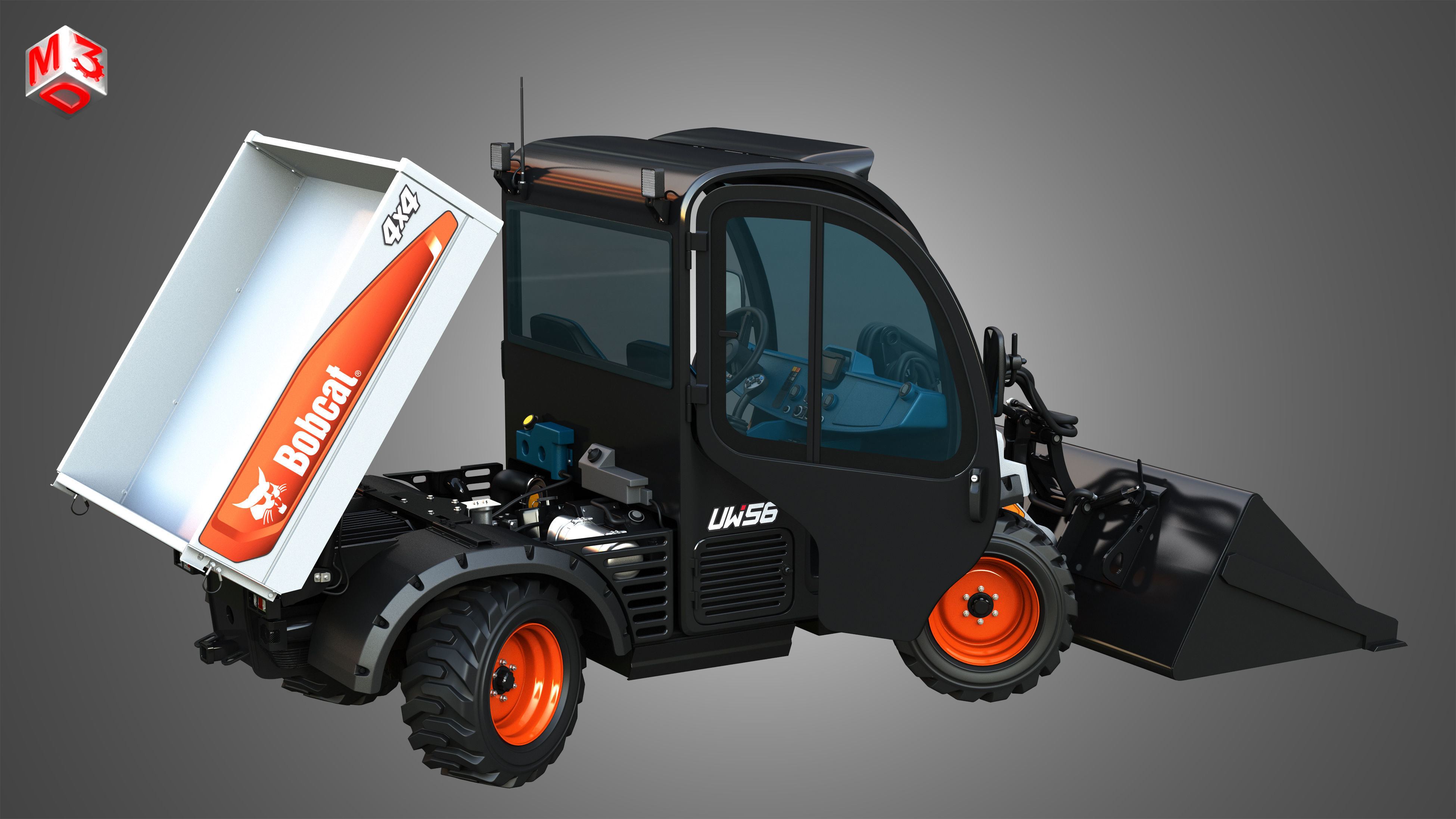 UW56 - Toolcat Utility Work Machine - Bucket 3D model | CGTrader