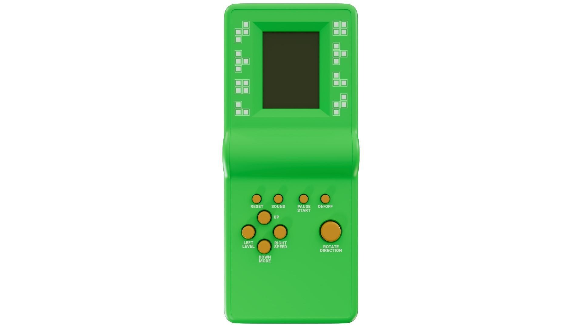 old Tetris console 3D model | CGTrader