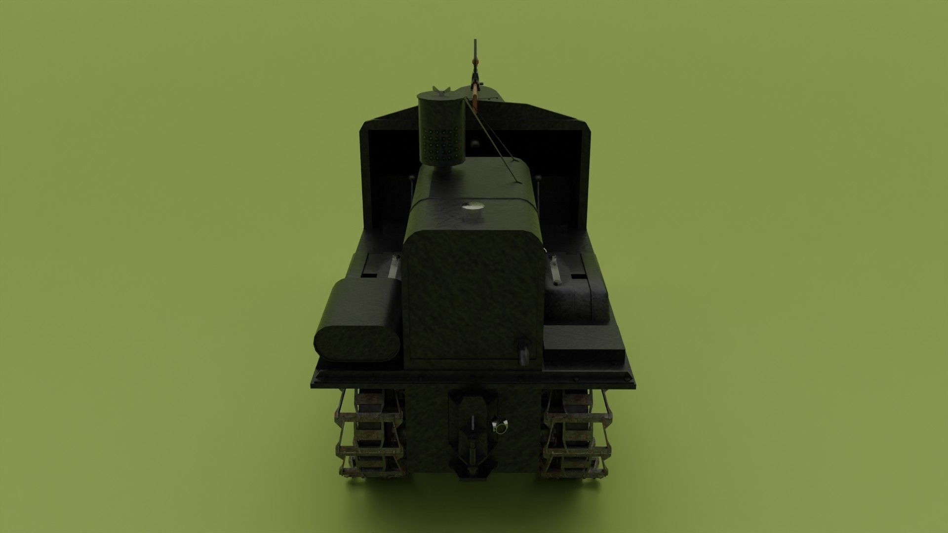 3D model Vickers Carden Lloyd Utility Tractor VR / AR / low-poly | CGTrader