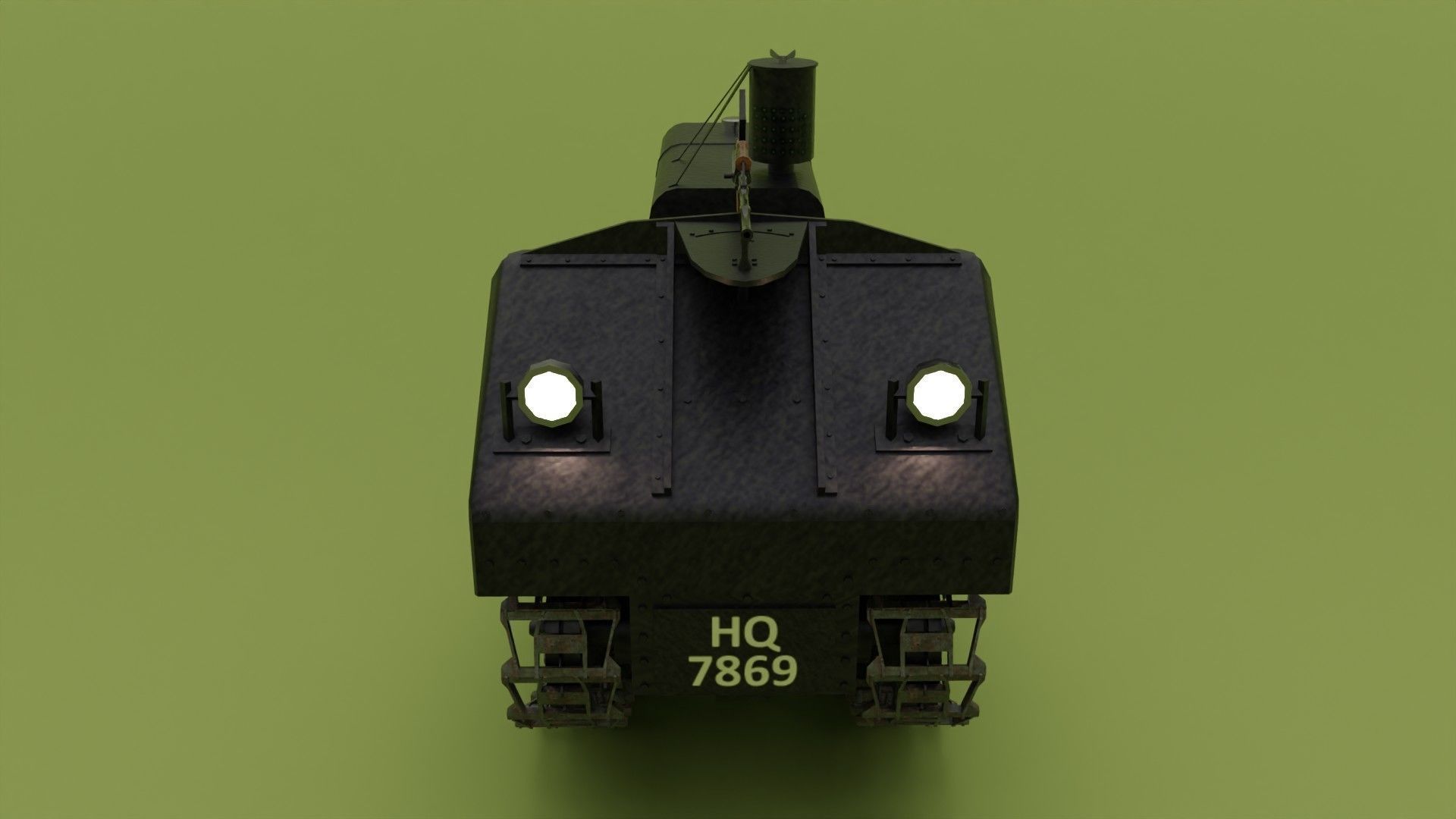 3D model Vickers Carden Lloyd Utility Tractor VR / AR / low-poly | CGTrader