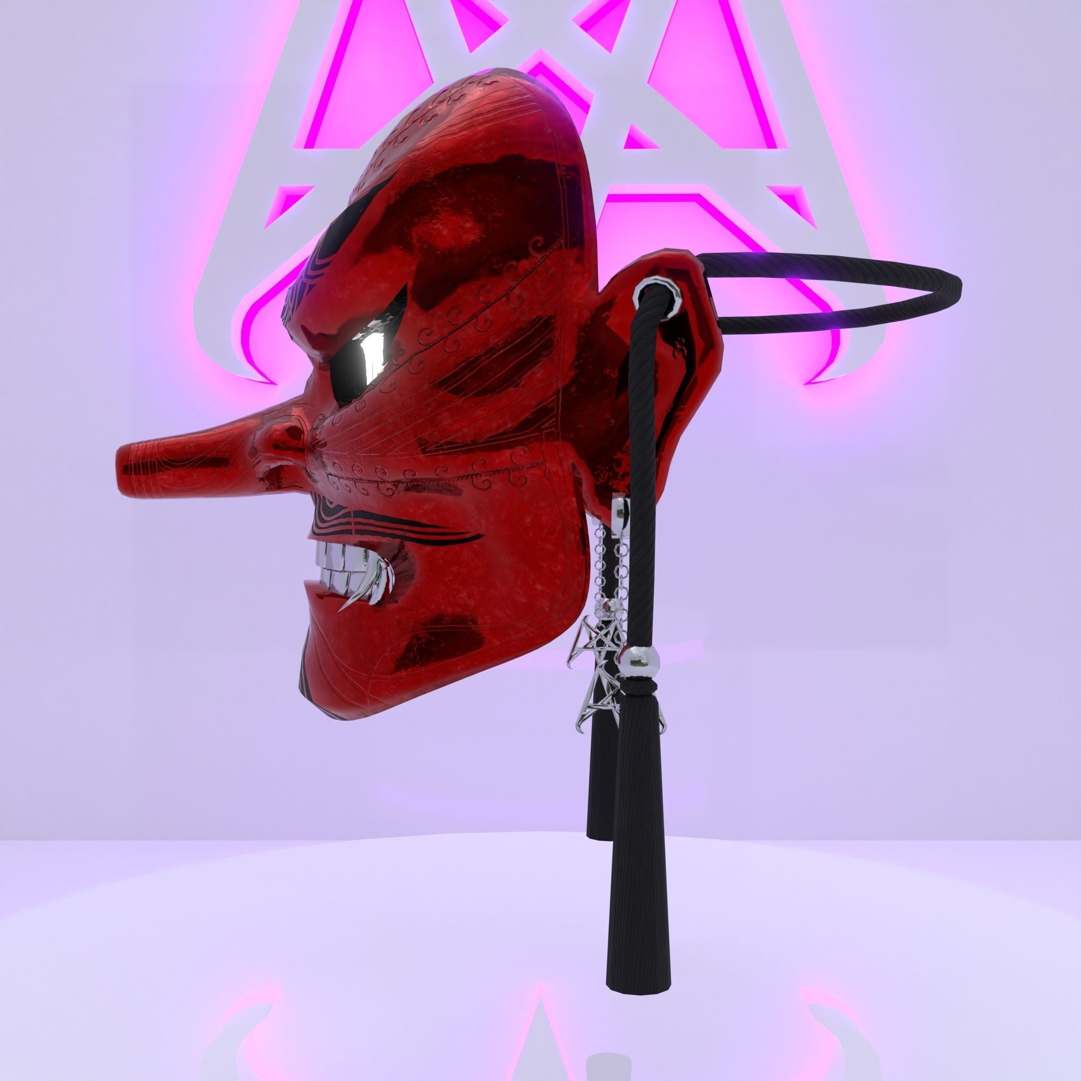 3D model Alces Tengu Mask VR / AR / low-poly | CGTrader