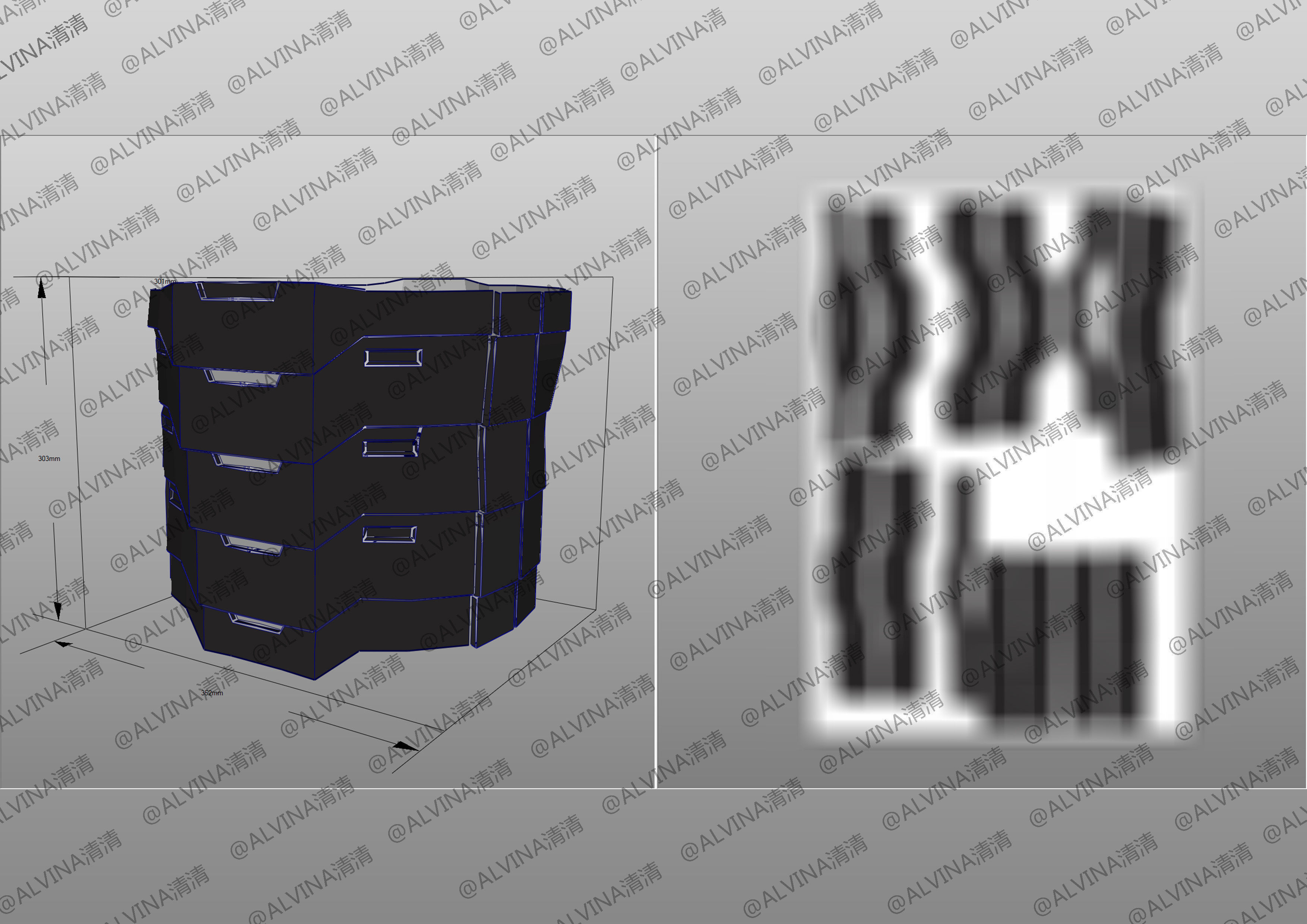 3D model 2022 Buzz Lightyear Armor pepakura Foam Full VR / AR / low ...