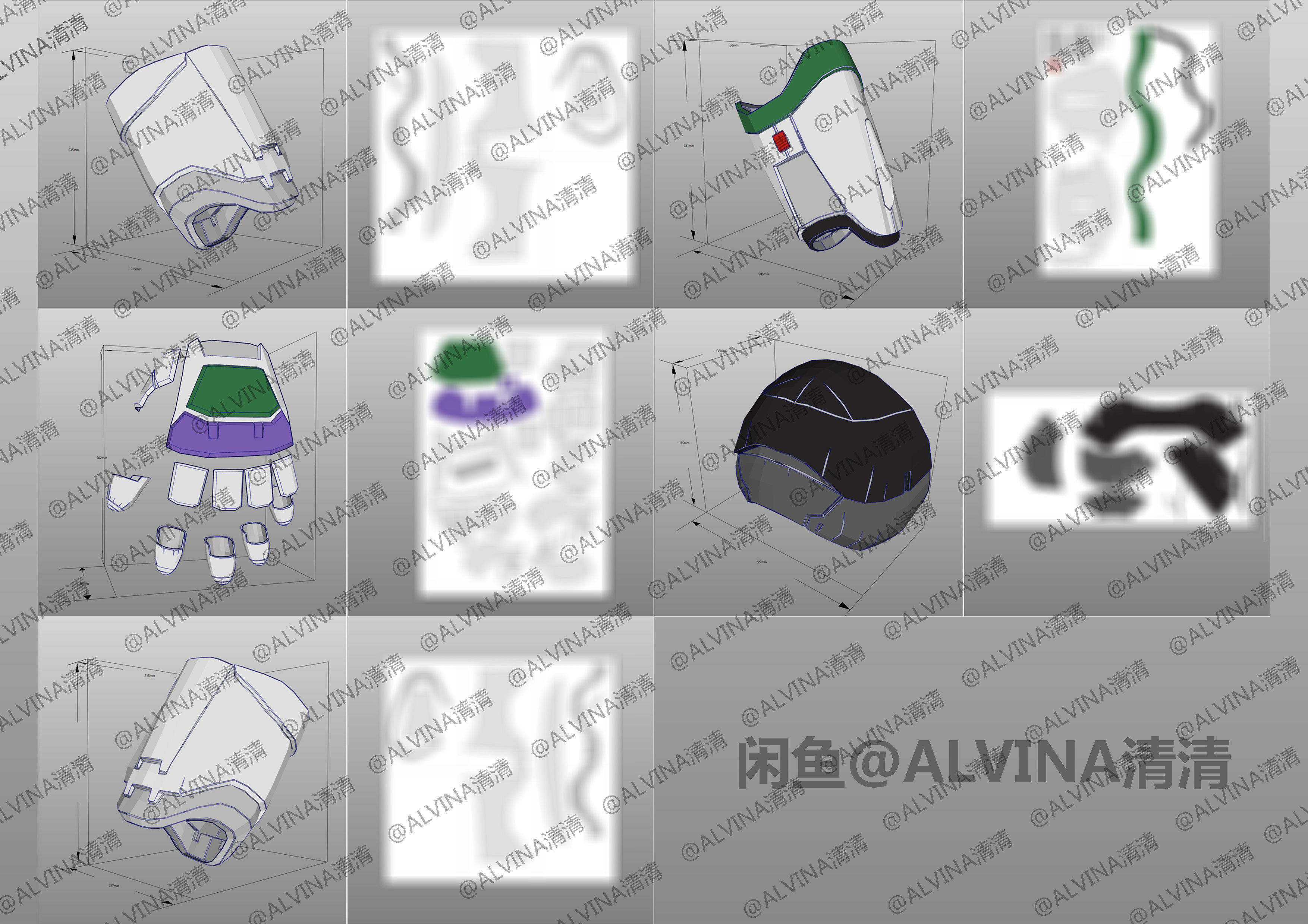 3D model 2022 Buzz Lightyear Armor pepakura Foam Full VR / AR / low ...