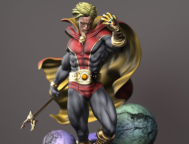 Adam Warlock 3D model 3D printable | CGTrader