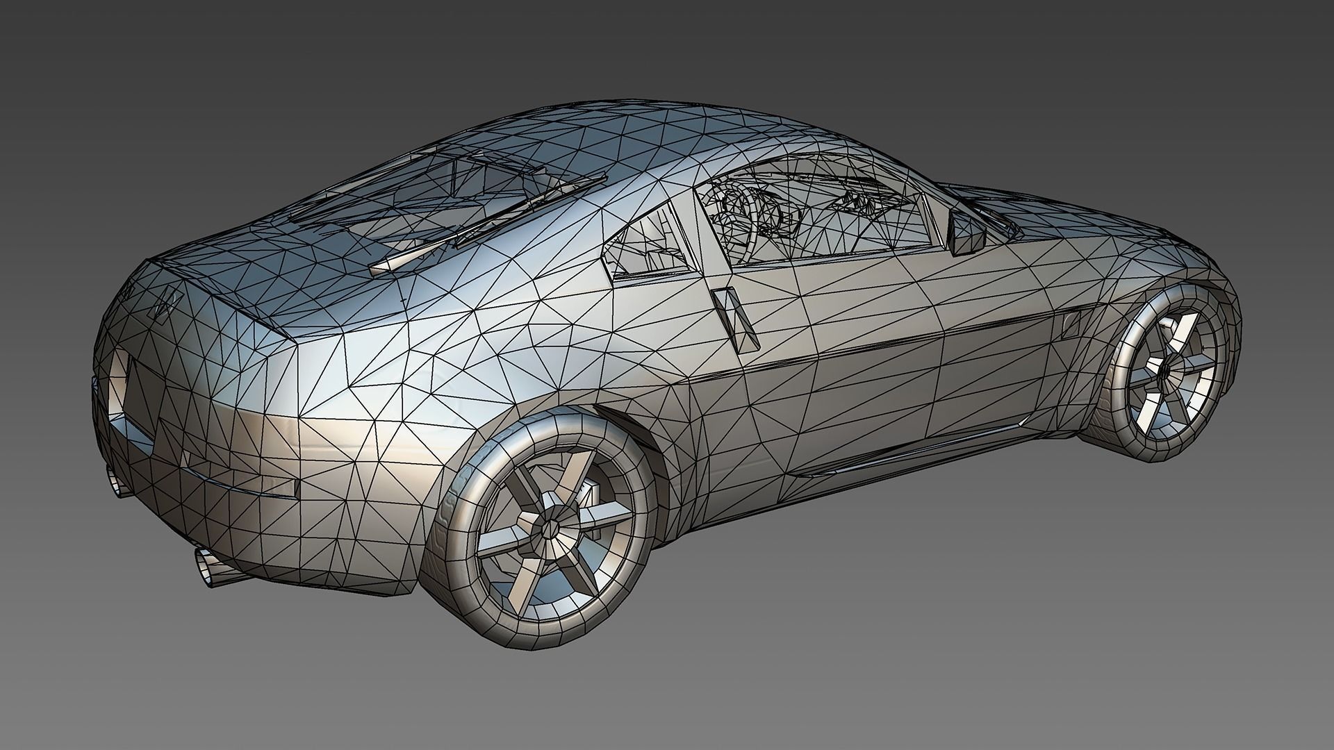 3D model 2002-2008 Nissan 350z VR / AR / low-poly | CGTrader