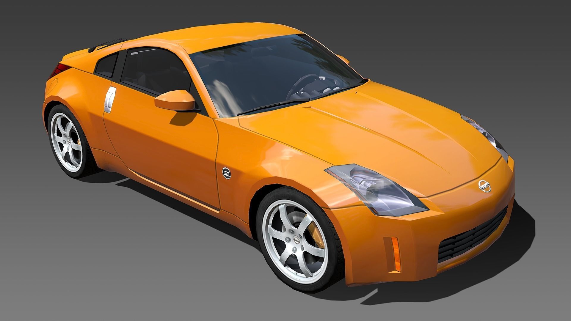 3D model 2002-2008 Nissan 350z VR / AR / low-poly | CGTrader