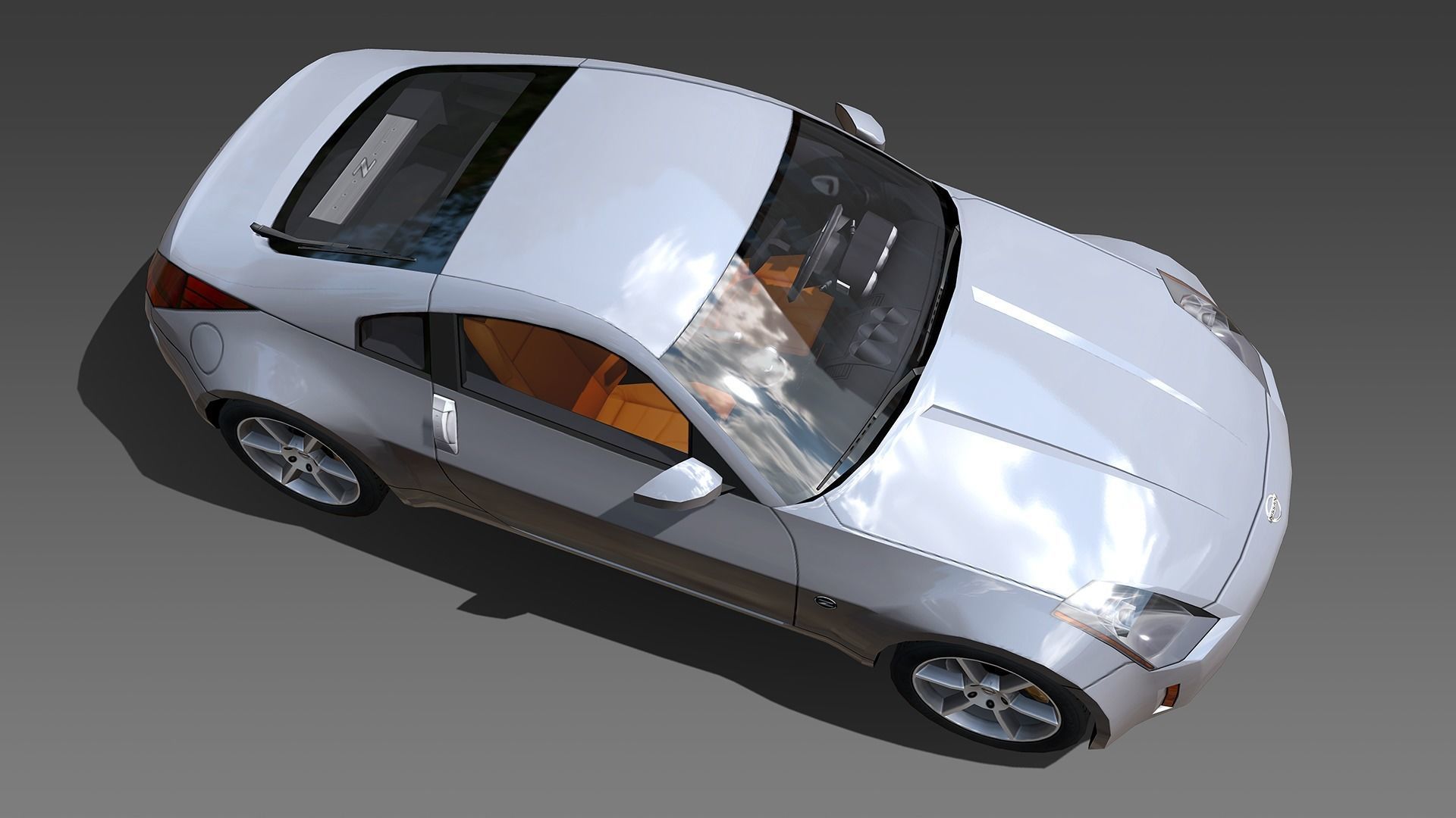 3D model 2002-2008 Nissan 350z VR / AR / low-poly | CGTrader