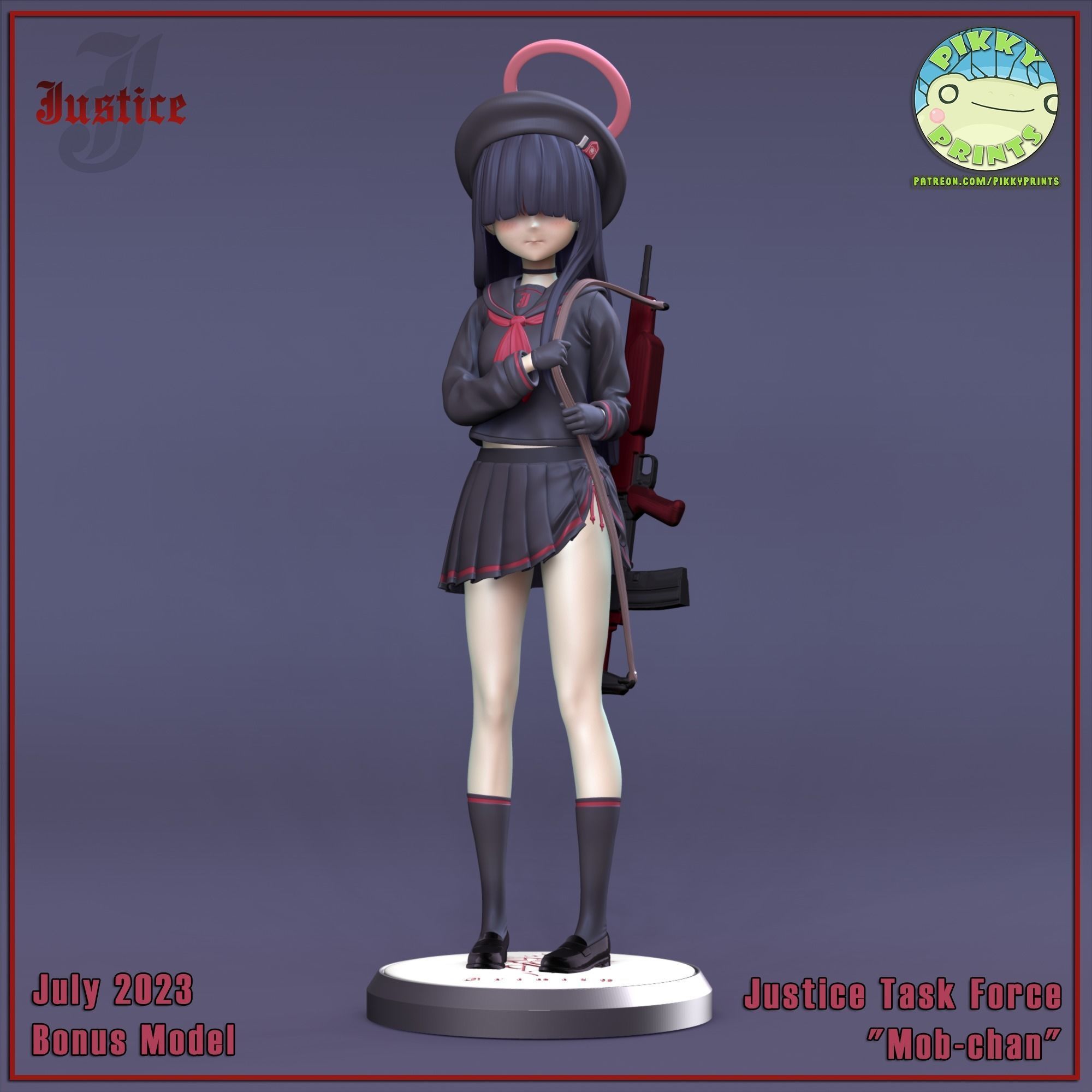 Mob-chan - Blue Archive 3D model 3D printable | CGTrader