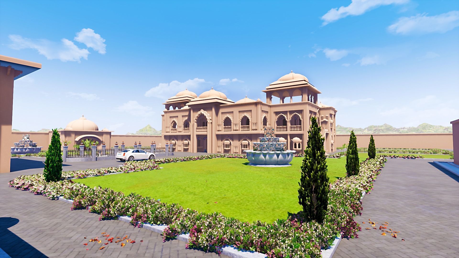Indian architecture 3D model | CGTrader