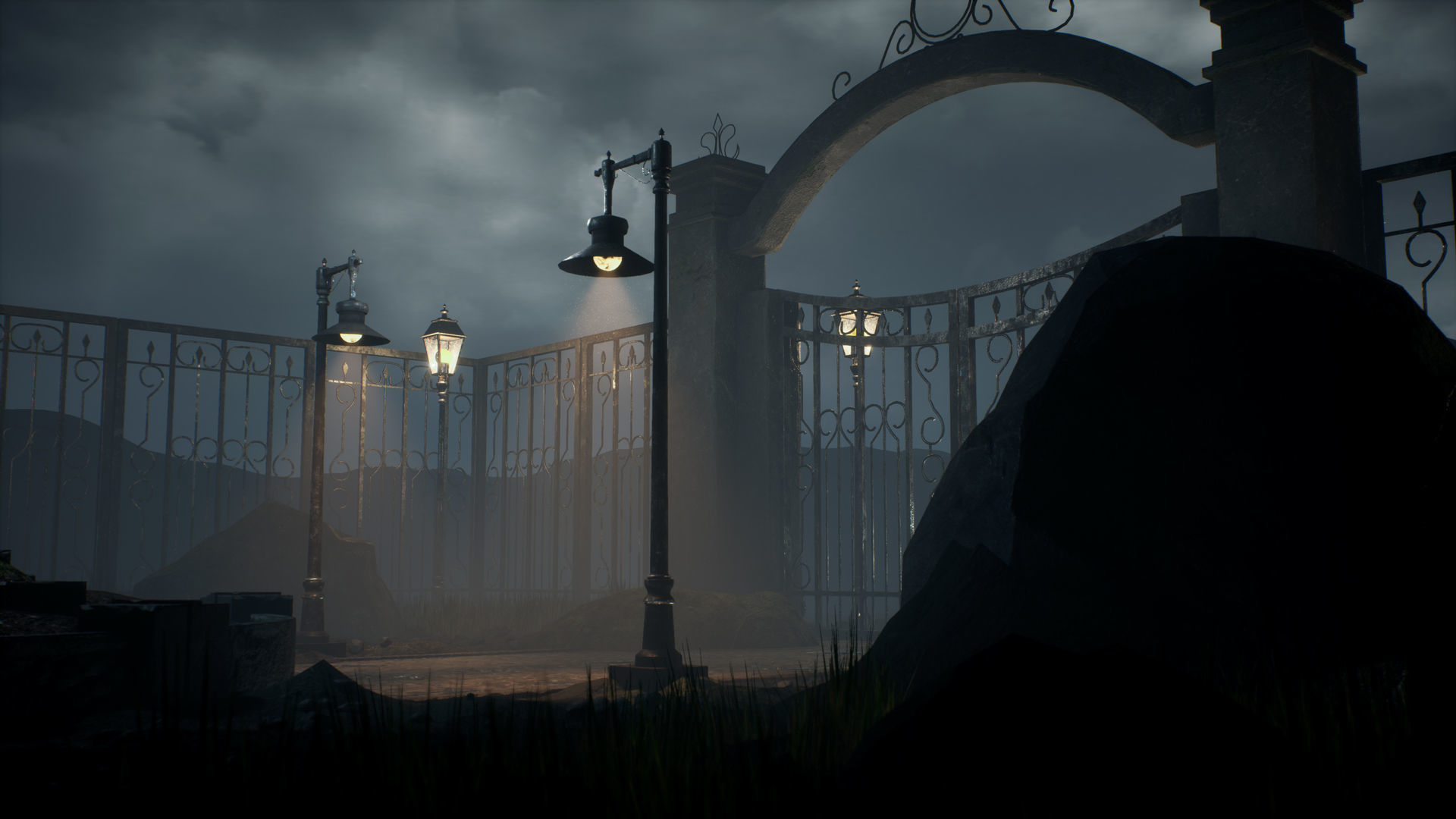 3D model Forgotten Cemetery VR / AR / low-poly | CGTrader