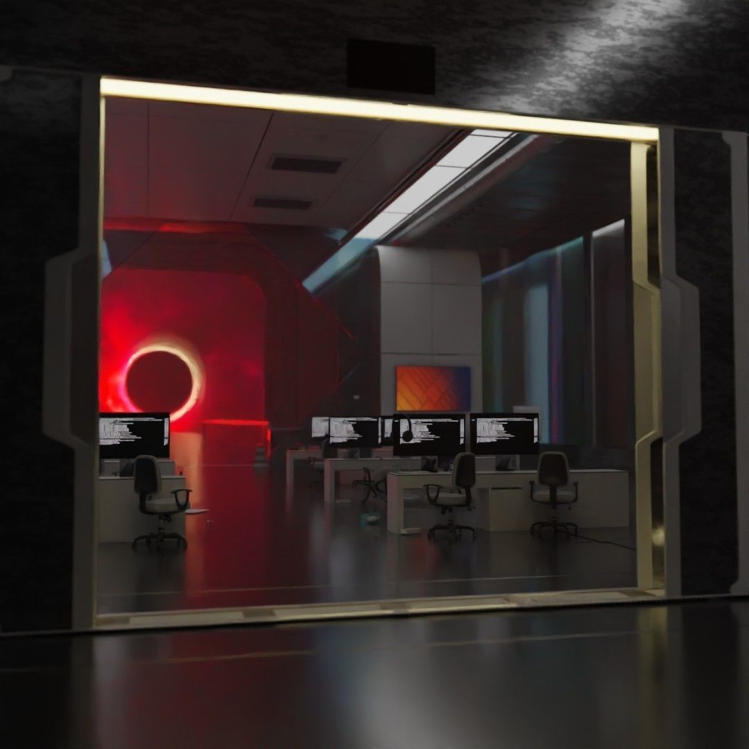 Sci-fi Laboratory 3D model | CGTrader