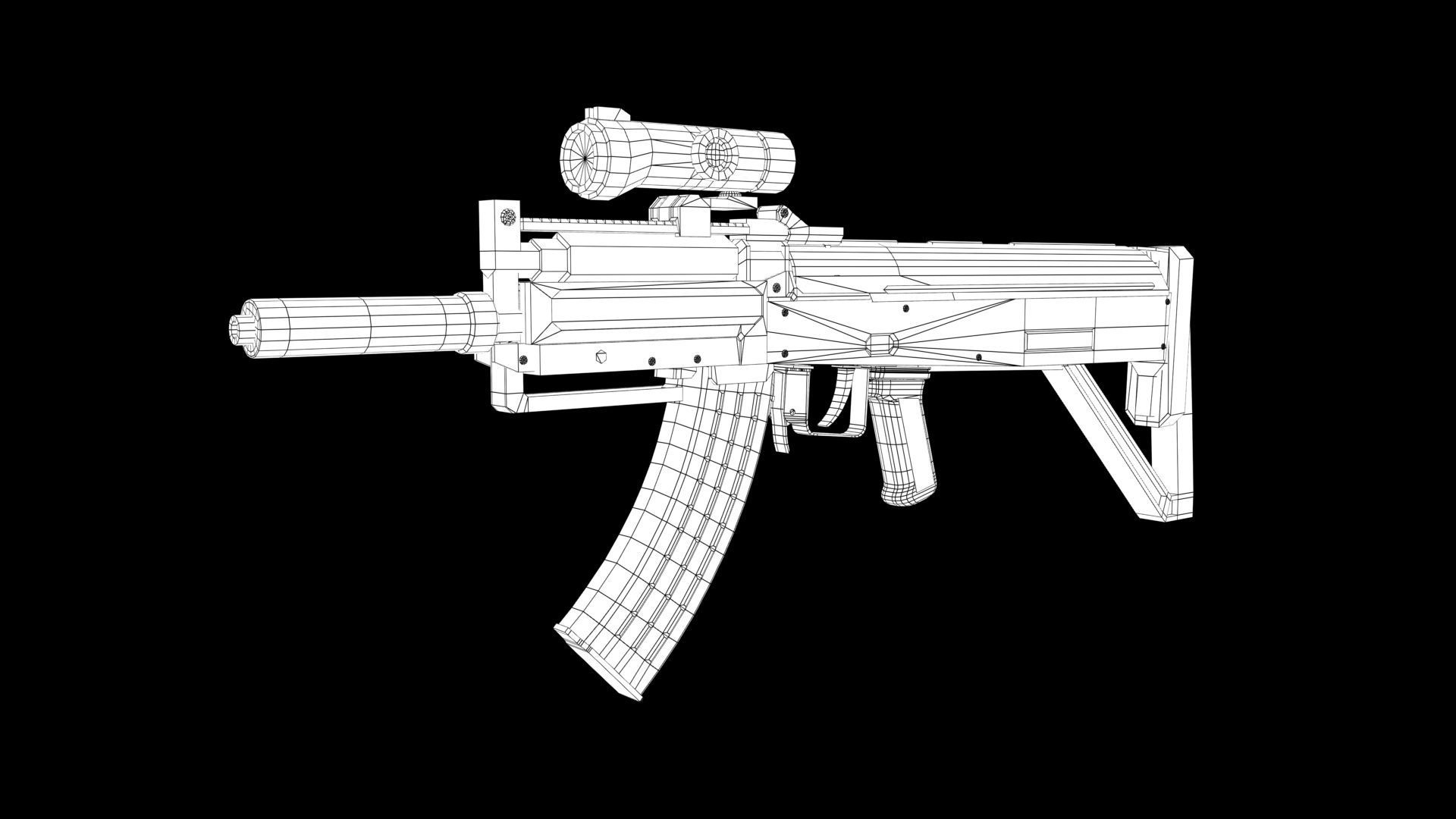 Uzi riffle 3D model | CGTrader