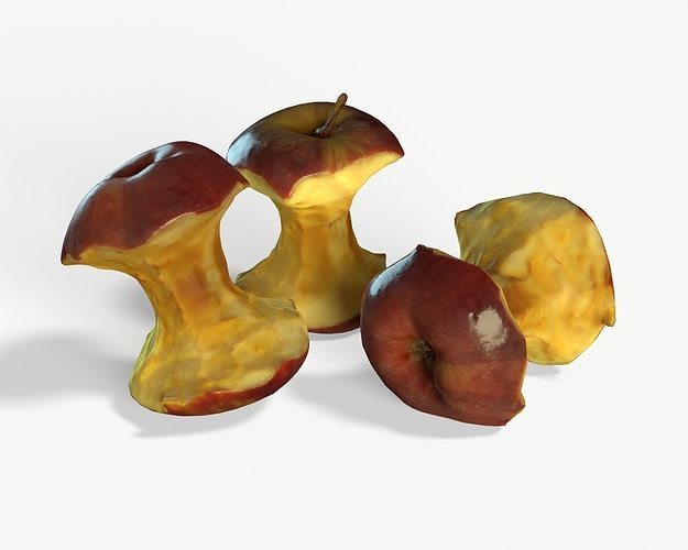 3D model Apple Core PBR VR / AR / low-poly | CGTrader