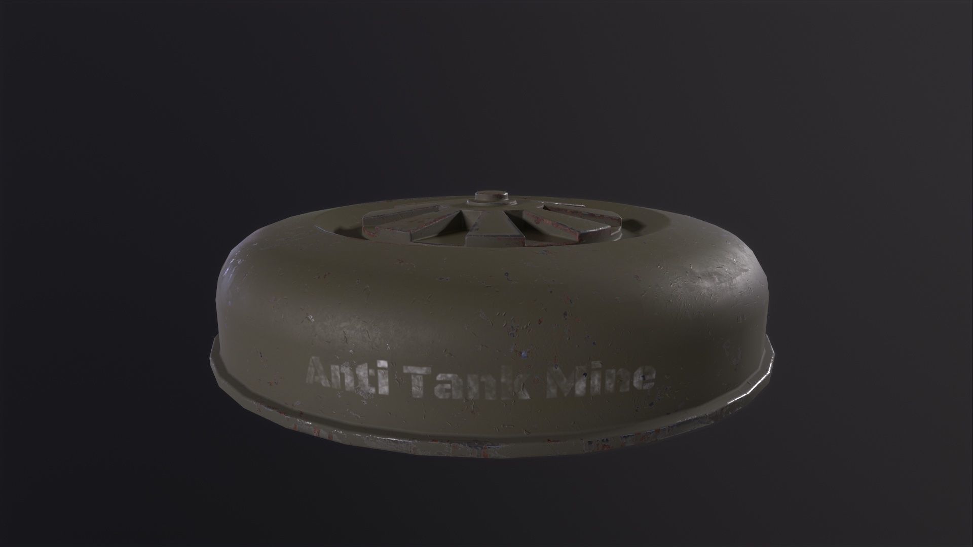 3D model Anti Tank Mine 3D Model VR / AR / low-poly | CGTrader