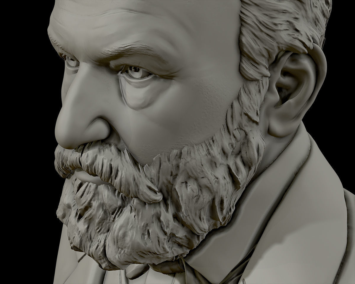 Victor Hugo 3D model 3D model 3D printable | CGTrader