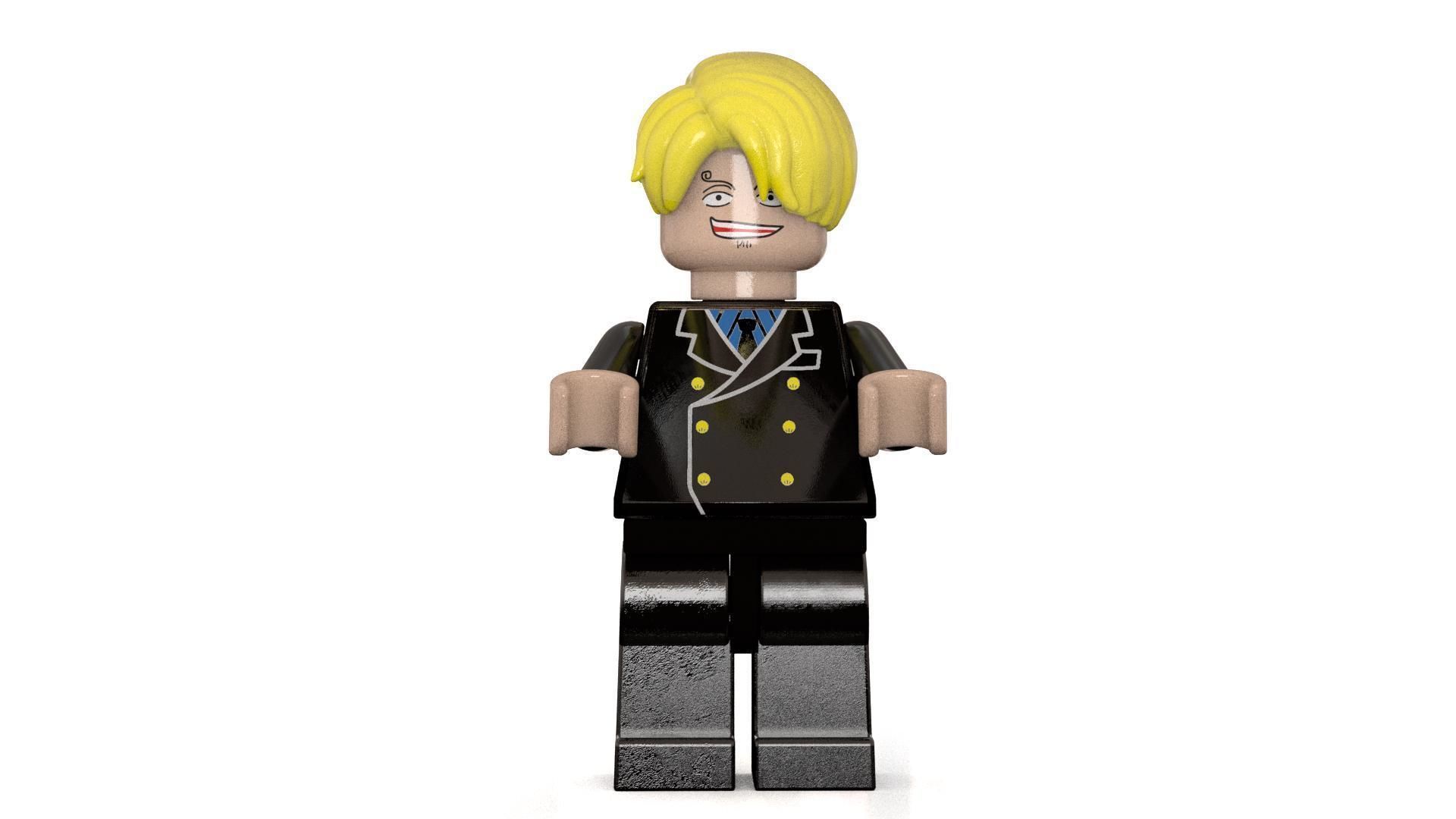 3D model Lego Sanji Minifigure VR / AR / low-poly | CGTrader