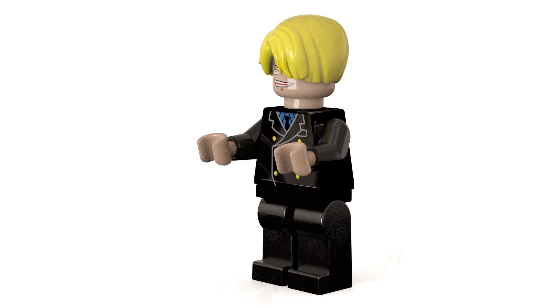 3D model Lego Sanji Minifigure VR / AR / low-poly | CGTrader