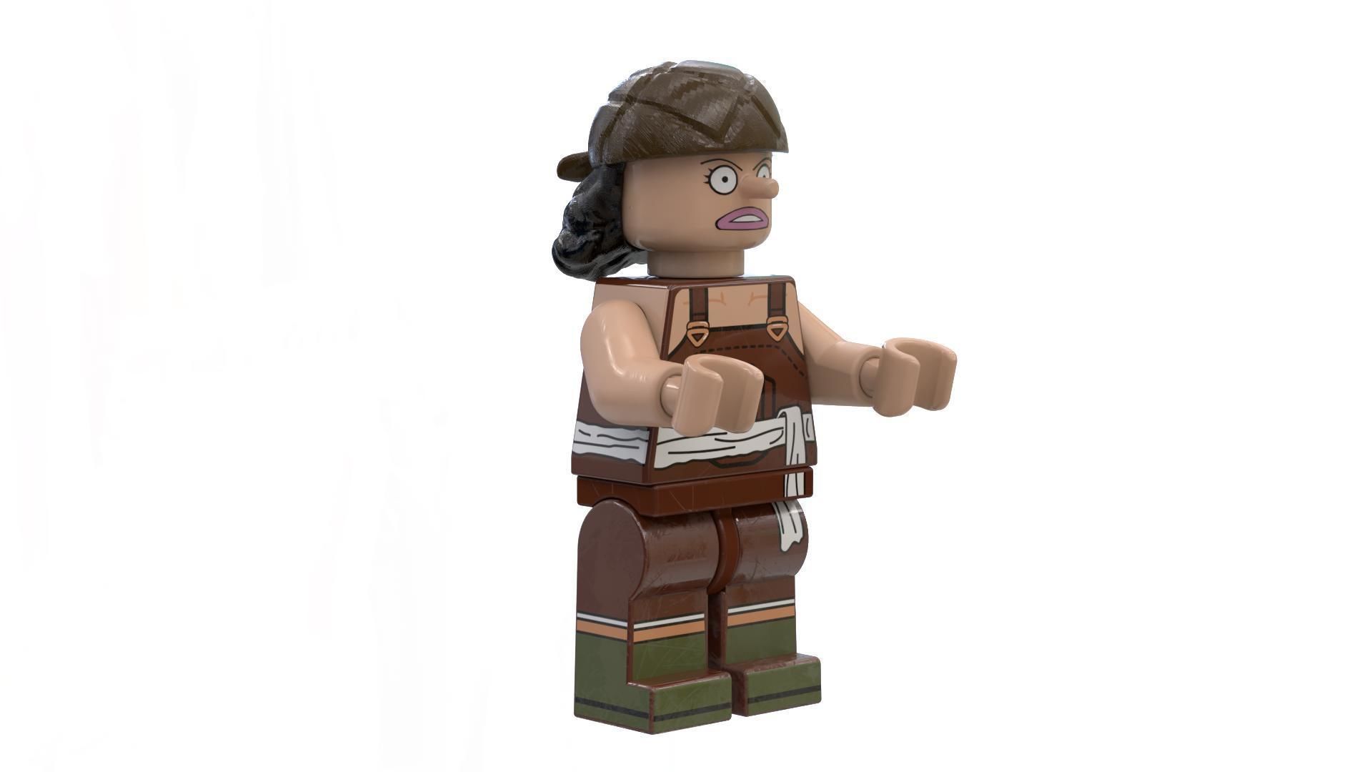 3D model Lego Usopp Minifigure VR / AR / low-poly | CGTrader