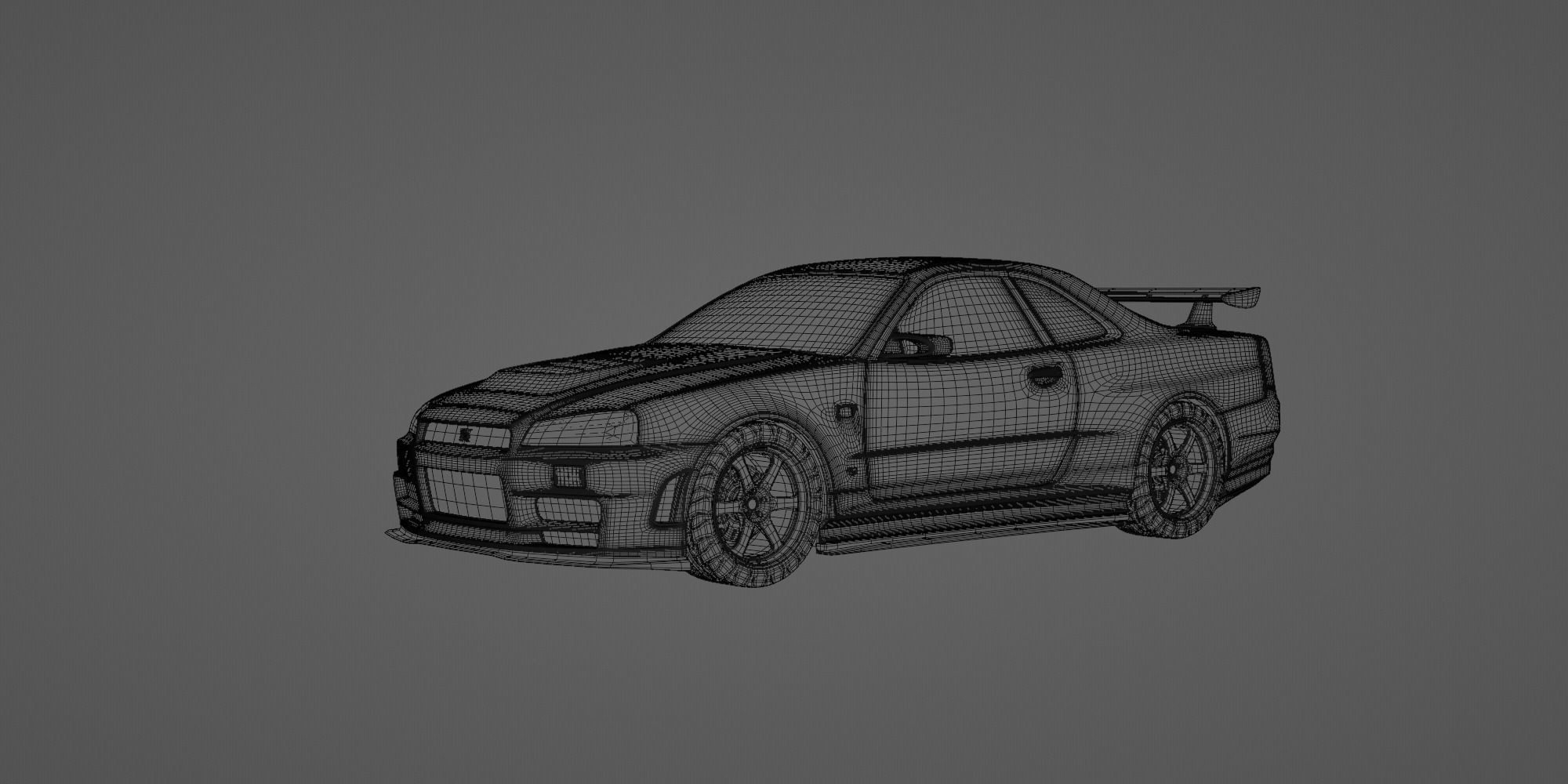 Nissan Skyline R34 GTR 3D model | CGTrader