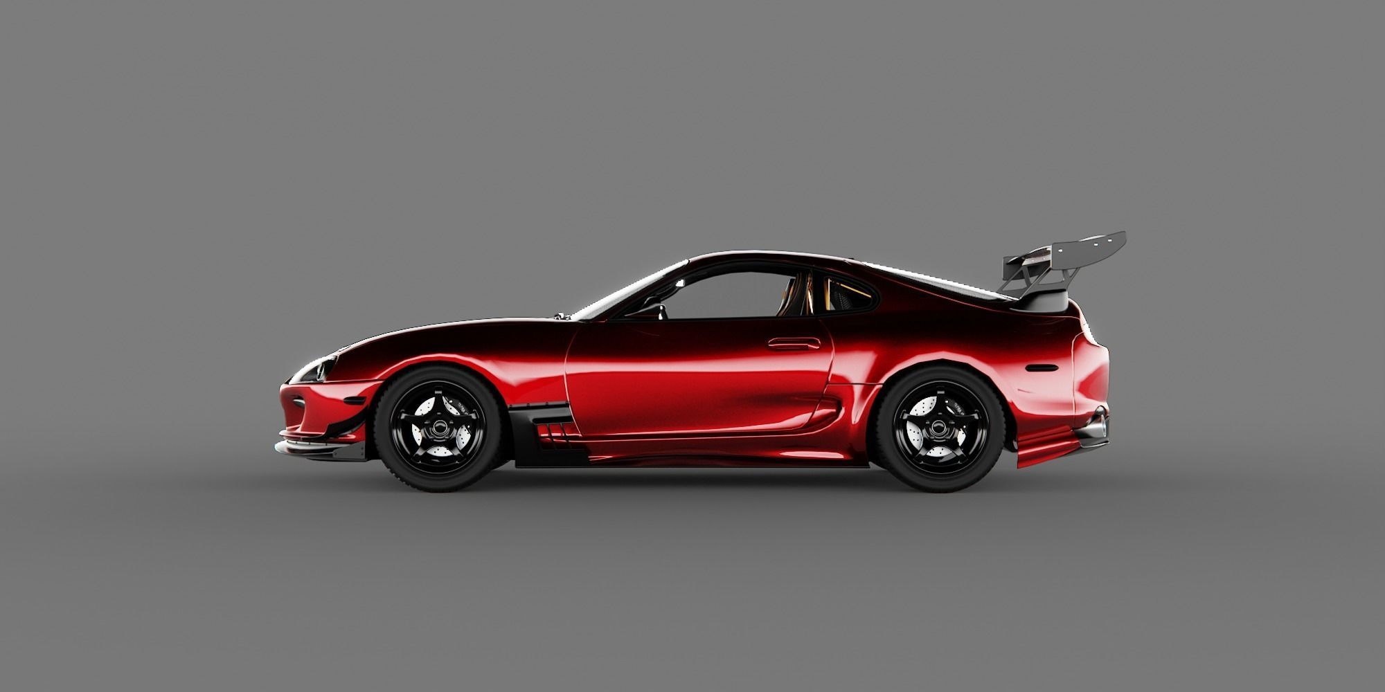 Toyota Supra MK4 Tuned 3D model | CGTrader