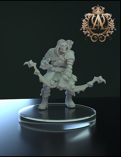Undead Archer 3D model 3D printable | CGTrader