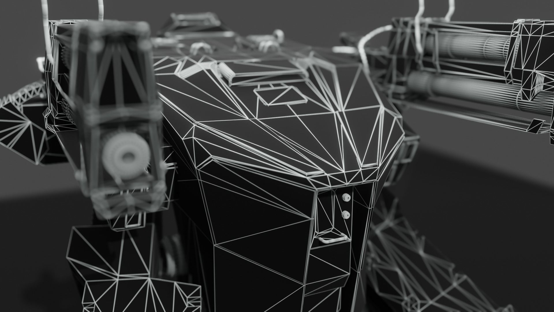 3D model CX-05 Mechanized infantry support vehicle VR / AR / low-poly ...