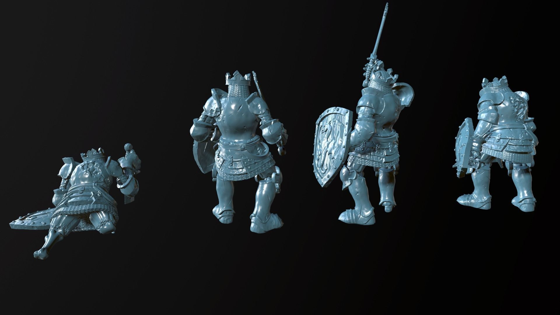 Undead Knight 3D model 3D printable | CGTrader