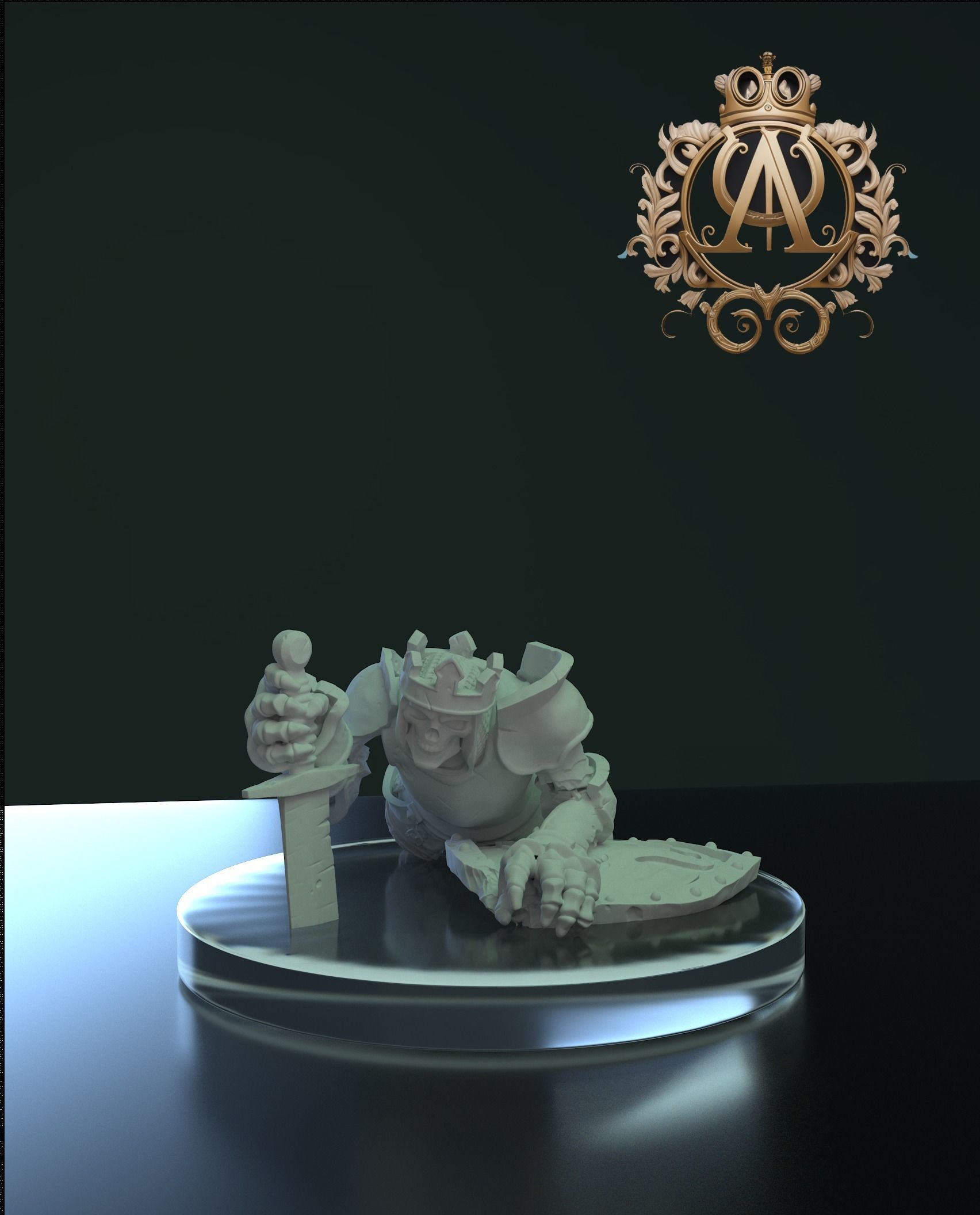 Undead Knight 3D model 3D printable | CGTrader