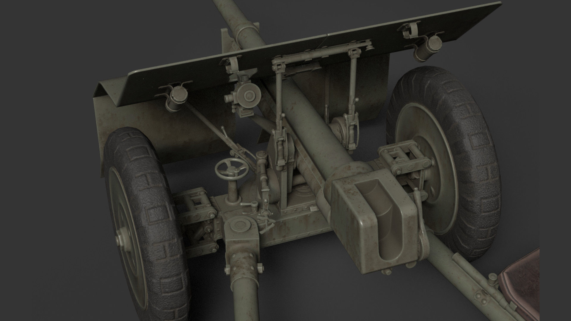3D model Bofors 37mm VR / AR / low-poly | CGTrader