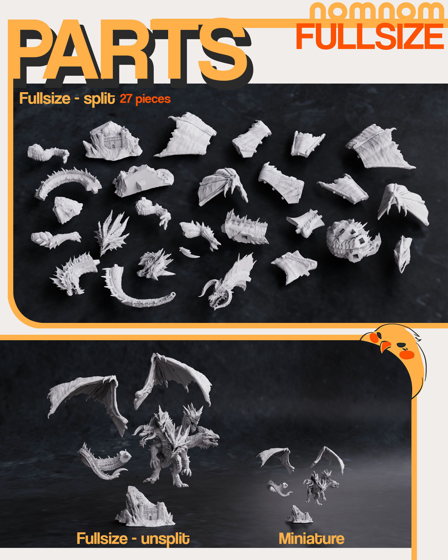 Tiamat - Dungeons and Dragons 3D model 3D printable | CGTrader