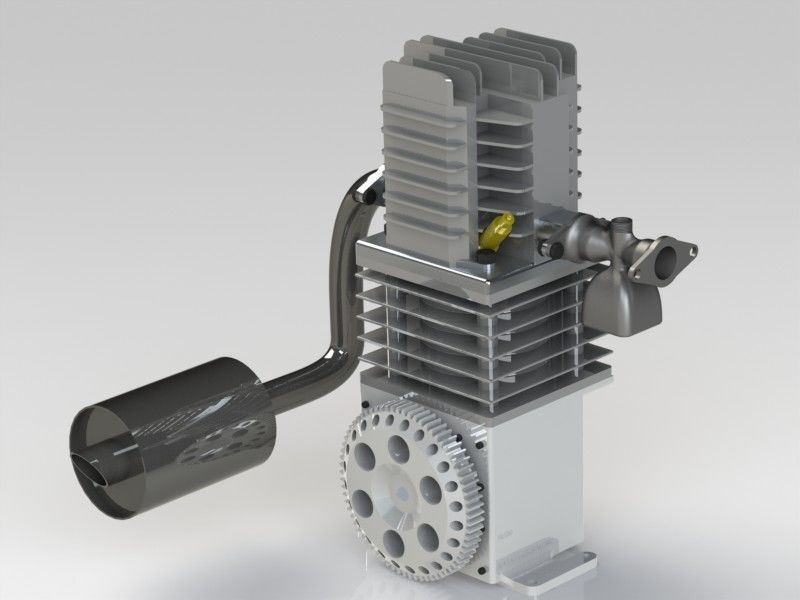 Engine assembly 3D model 3D printable | CGTrader