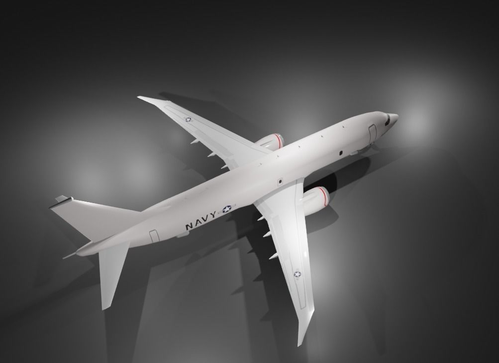 3D model US NAVY Boeing p8 poseidon 3d model VR / AR / low-poly | CGTrader