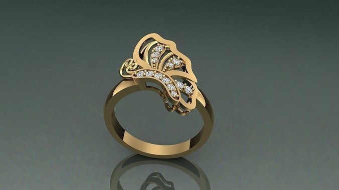 Ring Girl simple free 3D model 3D printable | CGTrader