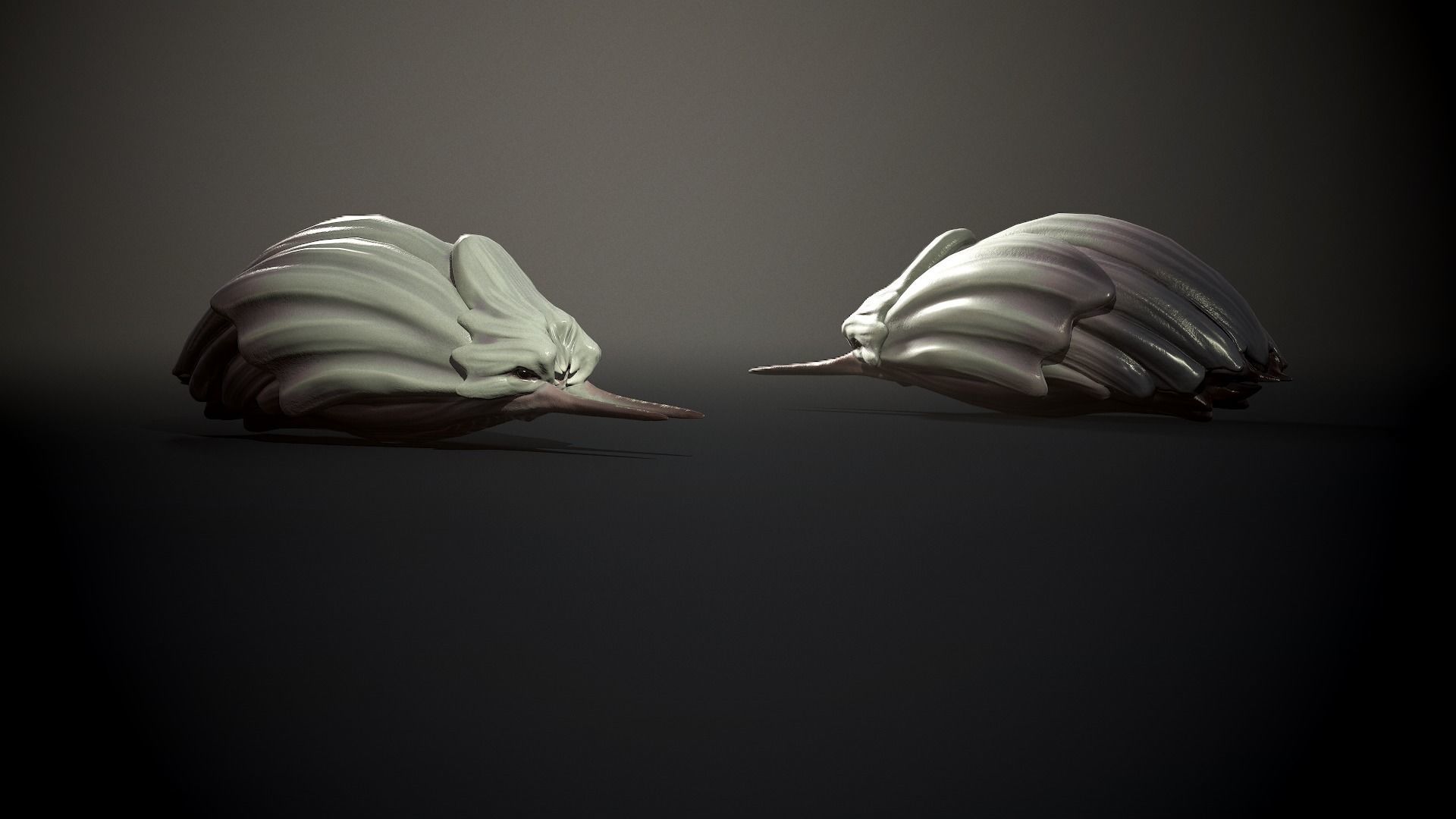 3D model Clam creature1 VR / AR / low-poly | CGTrader