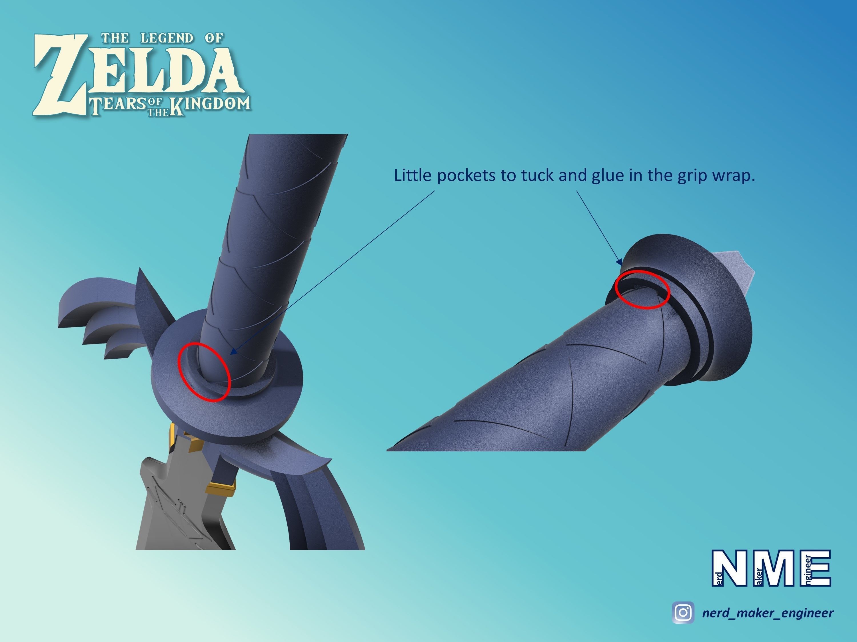 Master Sword - Zelda Tears of the Kingdom - Decayed and Fused - 3D model 3D printable | CGTrader