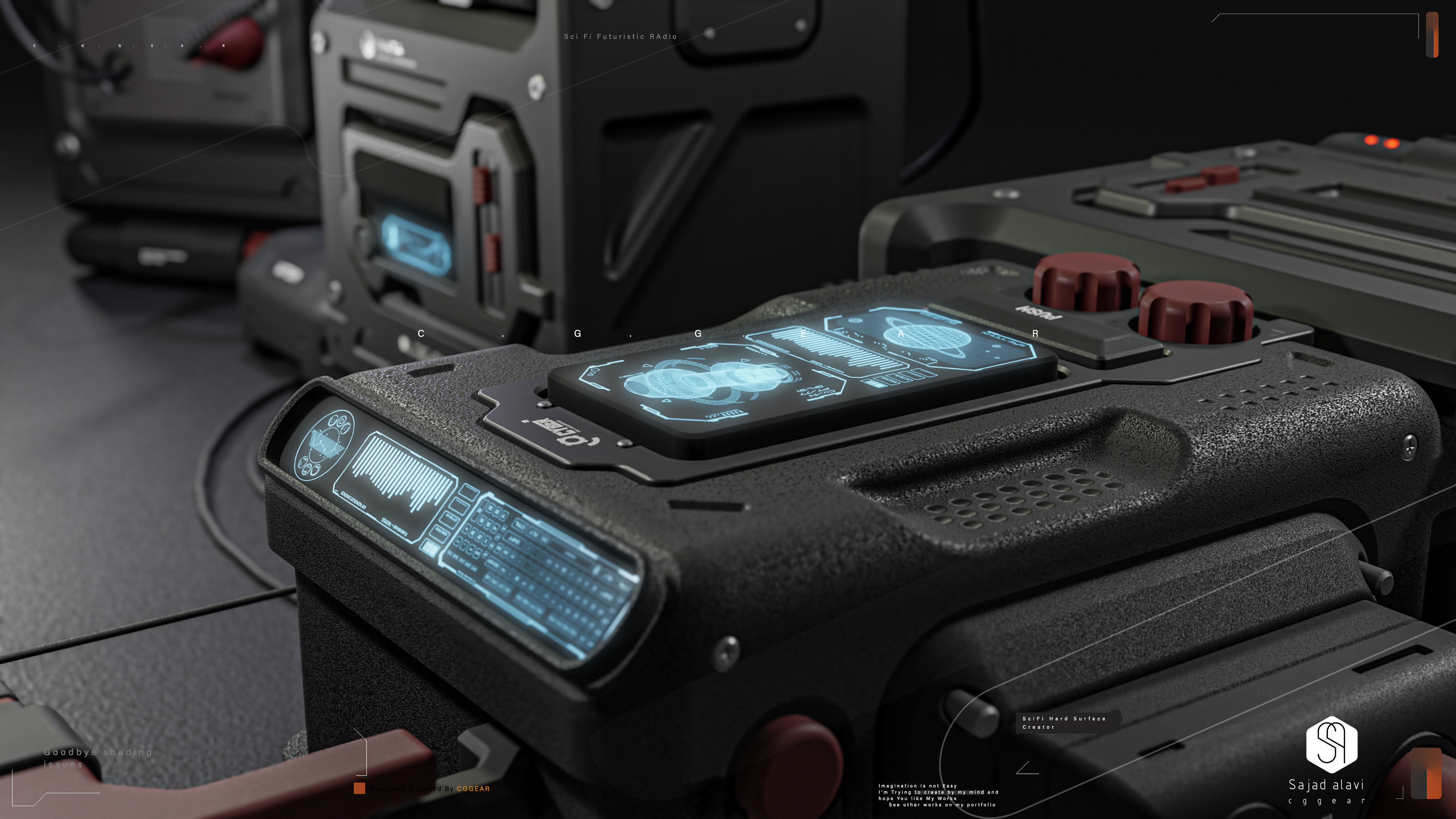 Plasticity 3D modeling Walkie talkie tutorial 3D model | CGTrader