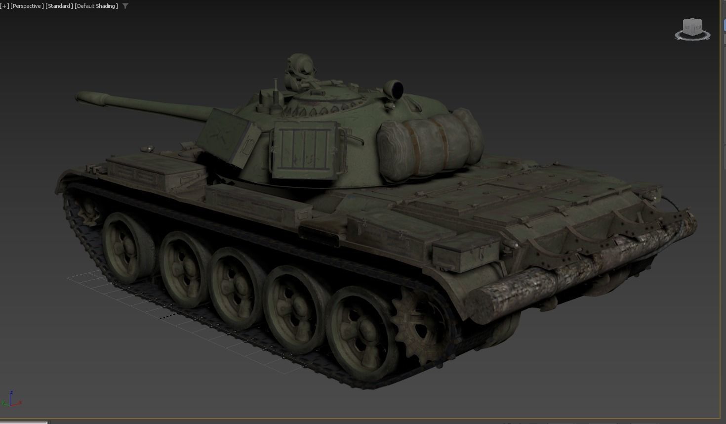 3D model Tank T55 VR / AR / low-poly | CGTrader