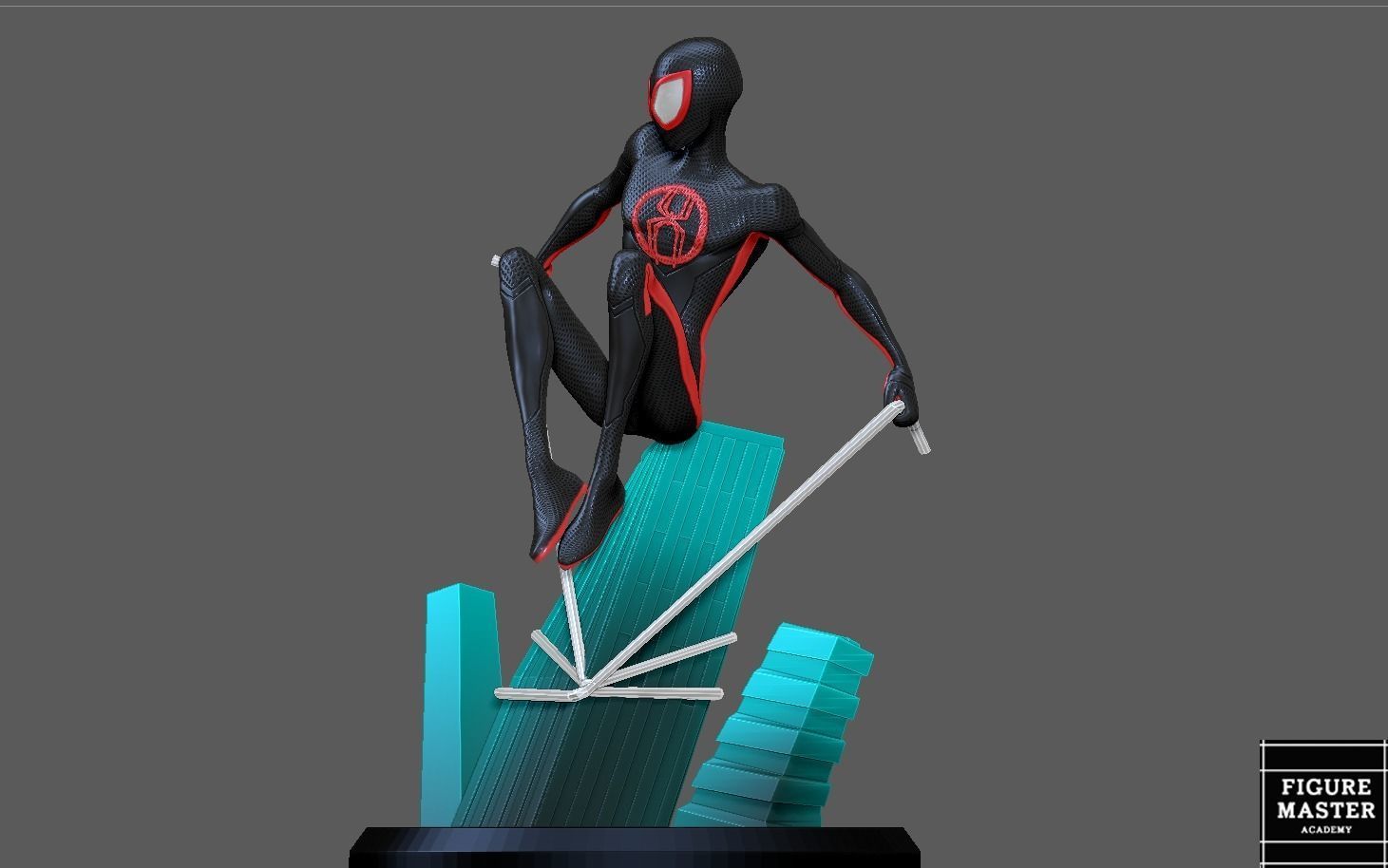 SPIDERMAN ACROSS THE SPIDERVERSE MILES MORALES MIGUEL 2099 PACK 3D ...