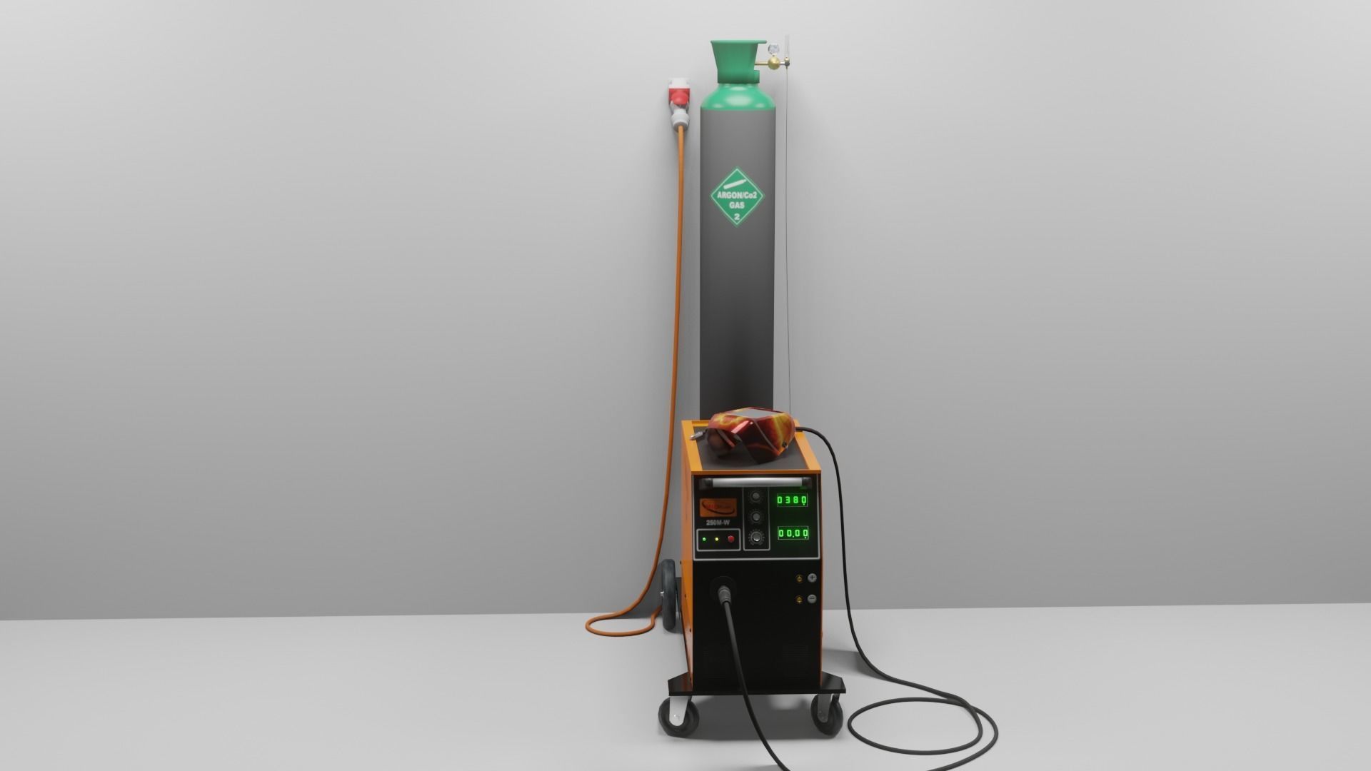 3D model MIG Welding Machine VR / AR / low-poly | CGTrader