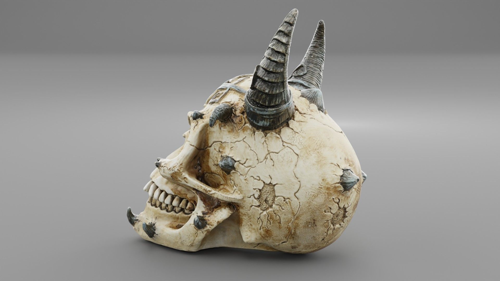Skull of Satan high-poly 3D model | CGTrader