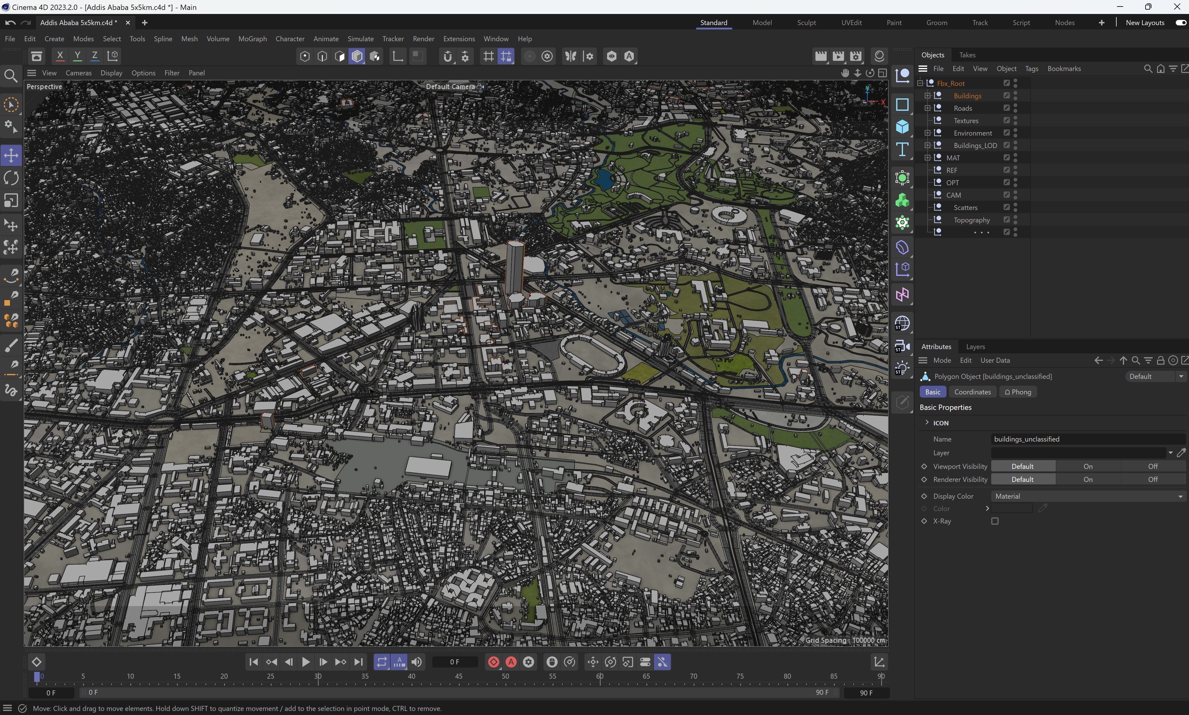 3D model Addid Ababa - 3D City Model VR / AR / low-poly | CGTrader